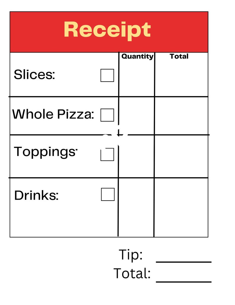 Pretend Play Pizza Store - Etsy