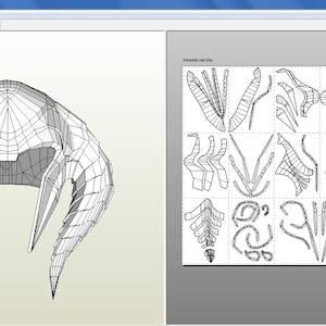 Pepakura Helmet Bor From Thor 2 - Etsy