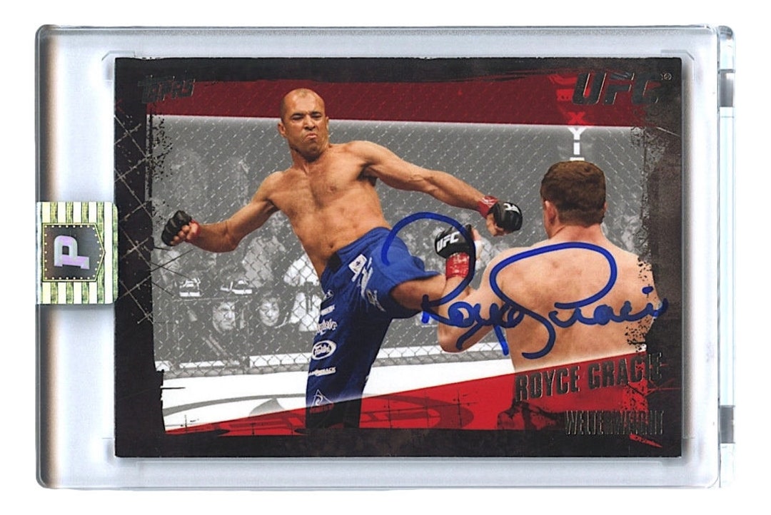 Royce Gracie Signed Slabbed 2010 Topps 1 UFC Trading Card PA COA - Etsy
