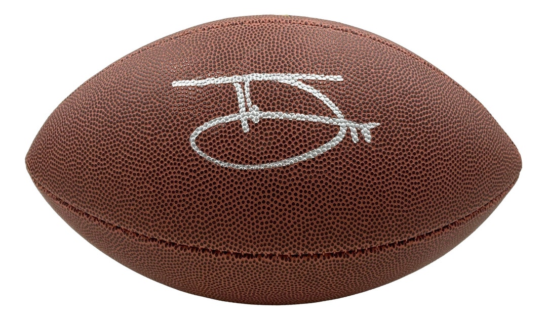 Tommy Devito New York Giants Signed Wilson NFL Touchdown Football BAS ...