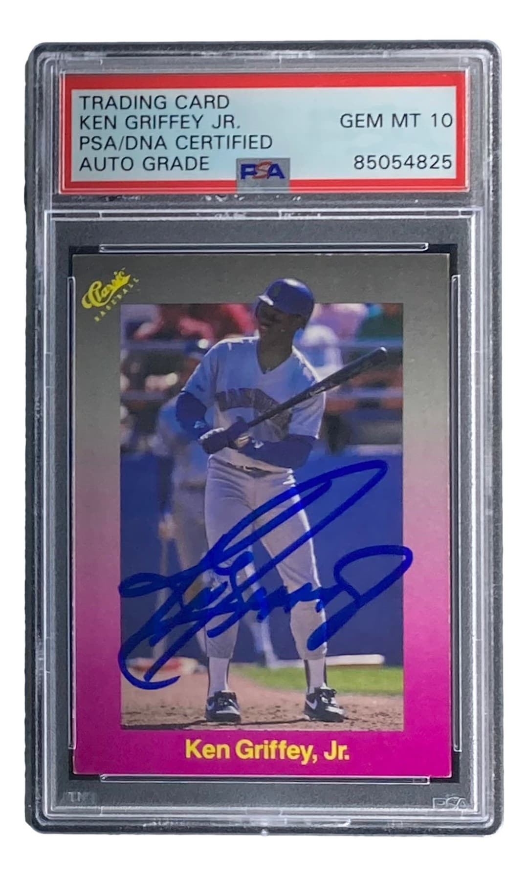 Ken Griffey Jr Signed 1989 Classic Baseball 193 Rookie Card PSA/DNA Gem ...