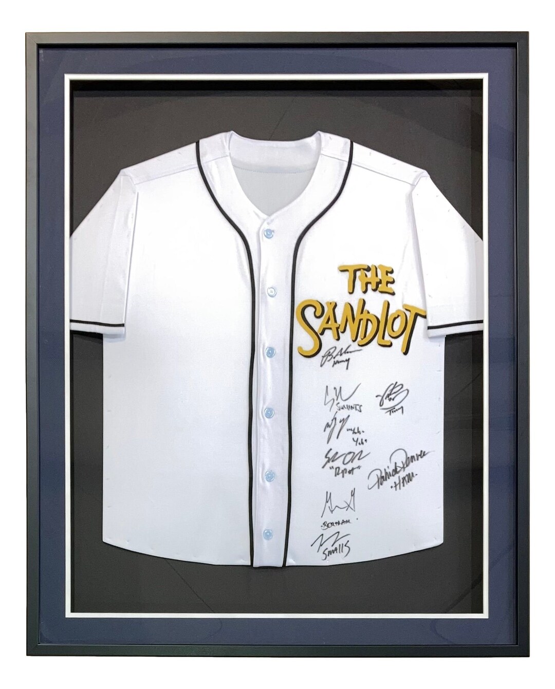The Sandlot 8 Cast Signed Framed Custom Baseball Jersey PSA/DNA ITP - Etsy