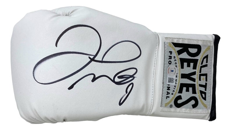 Floyd Mayweather Jr Signed White Cleto Reyes Left Hand Boxing Glove BAS ...