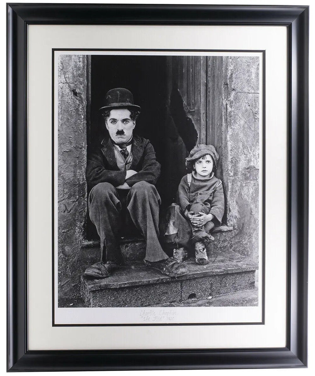 Charlie Chaplin the Kid Framed 16.5x22 Historical Photo Archive Giclee ...