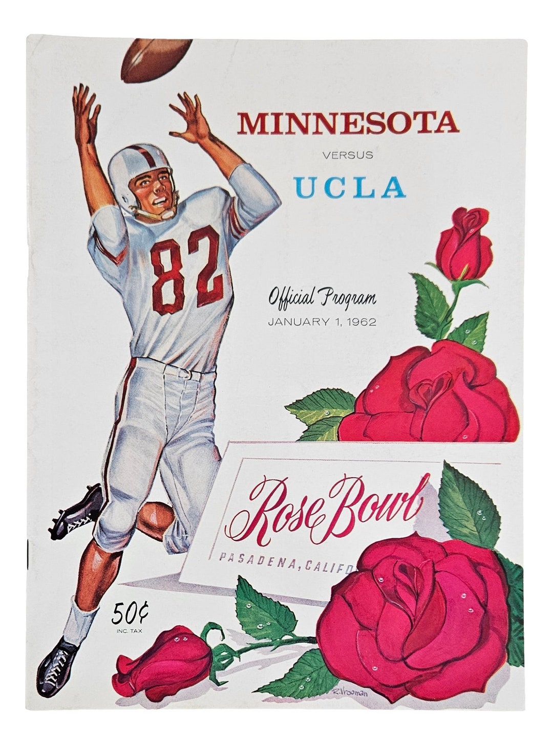 Minnesota Vs UCLA 1962 Rose Bowl Official Game Program - Etsy