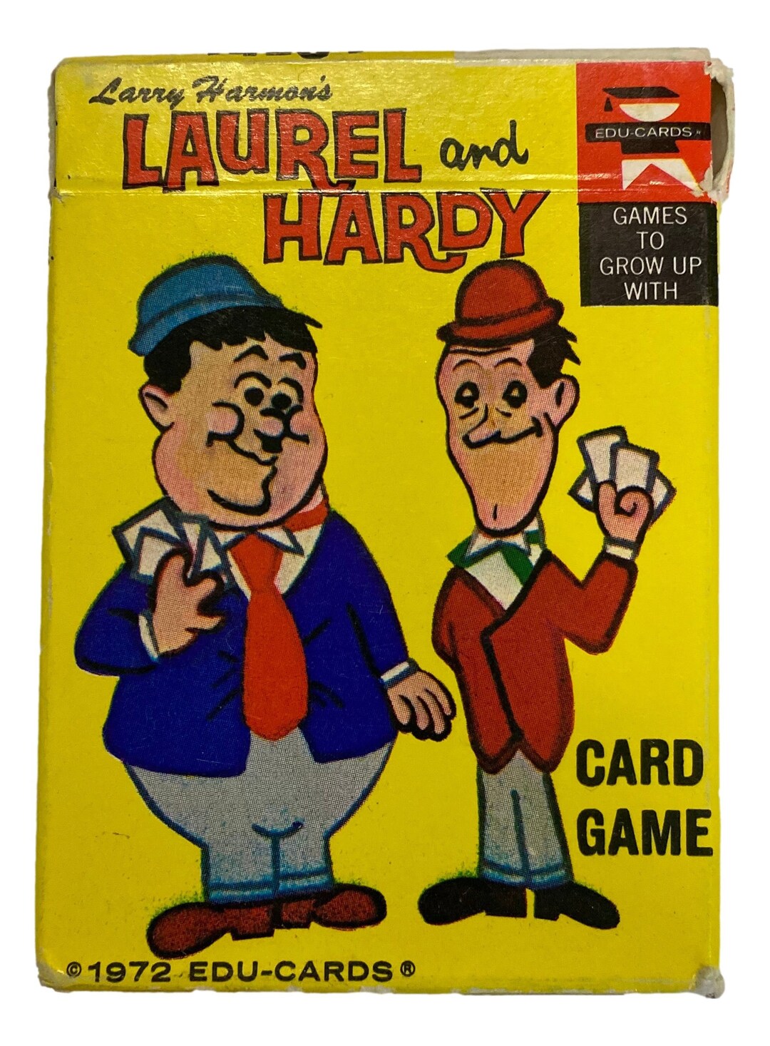 Harmon's Laurel and Hardy Vintage 1972 Edu-cards Educational Playing ...
