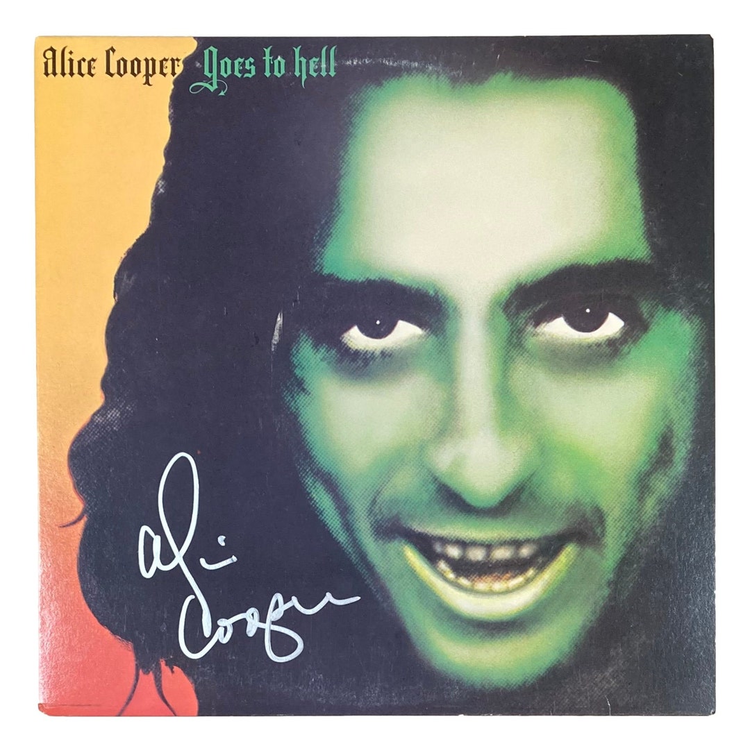 Alice Cooper Signed Alice Cooper Goes to Hell Vinyl Record BAS ITP - Etsy
