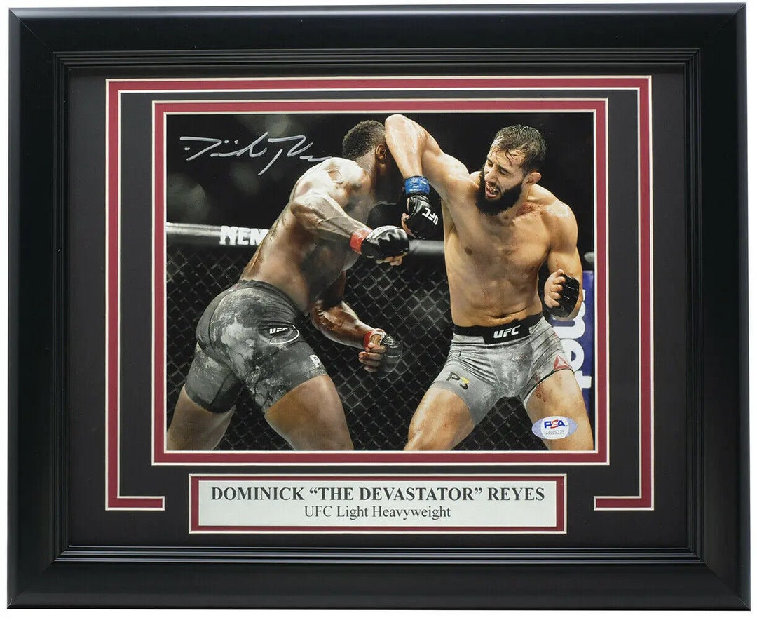 Dominick the Devastator Reyes Signed Framed 8x10 Photo PSA/DNA Holo - Etsy