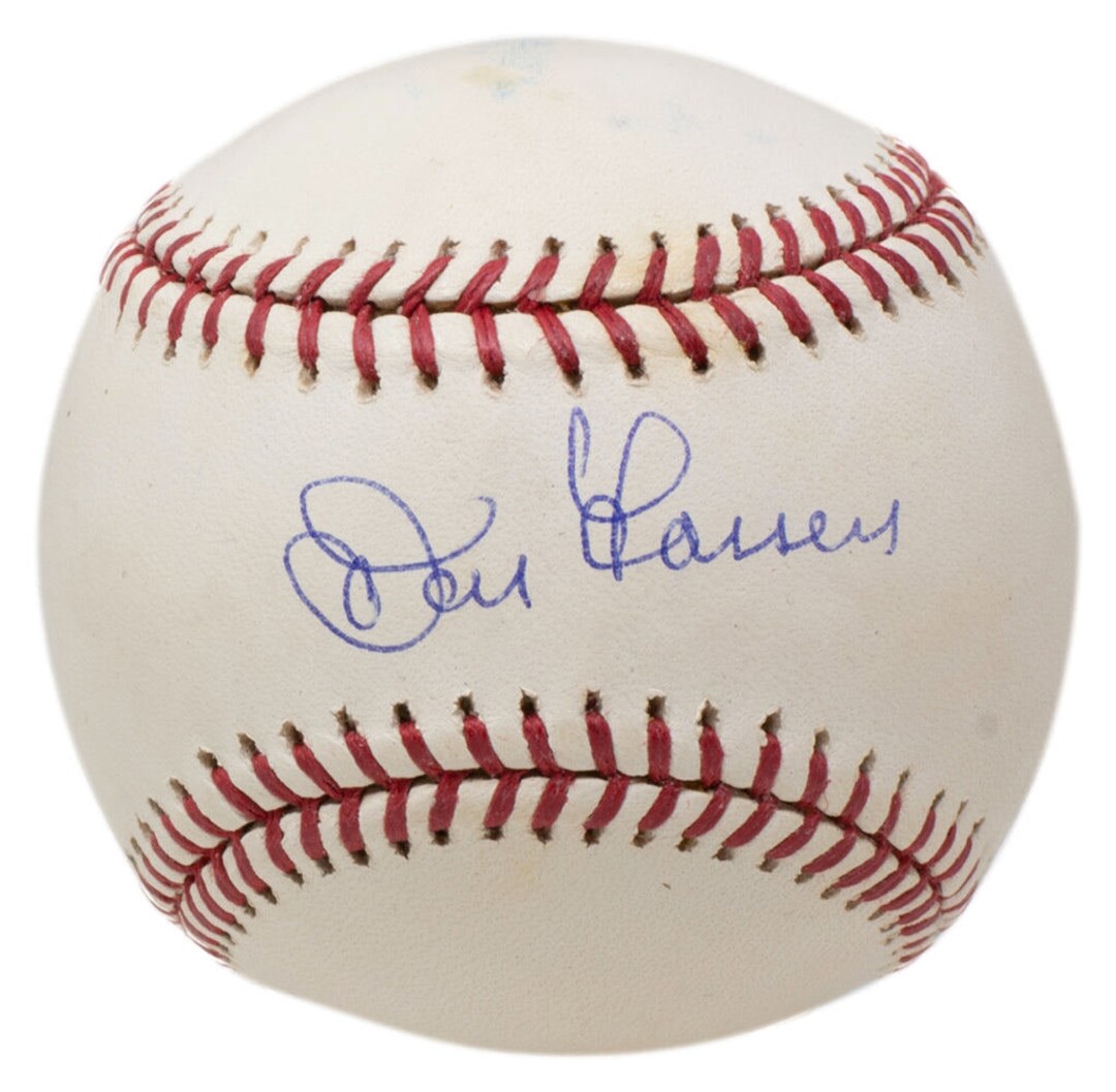 Don Larsen Signed New York Yankees MLB Baseball BAS BD60615 - Etsy