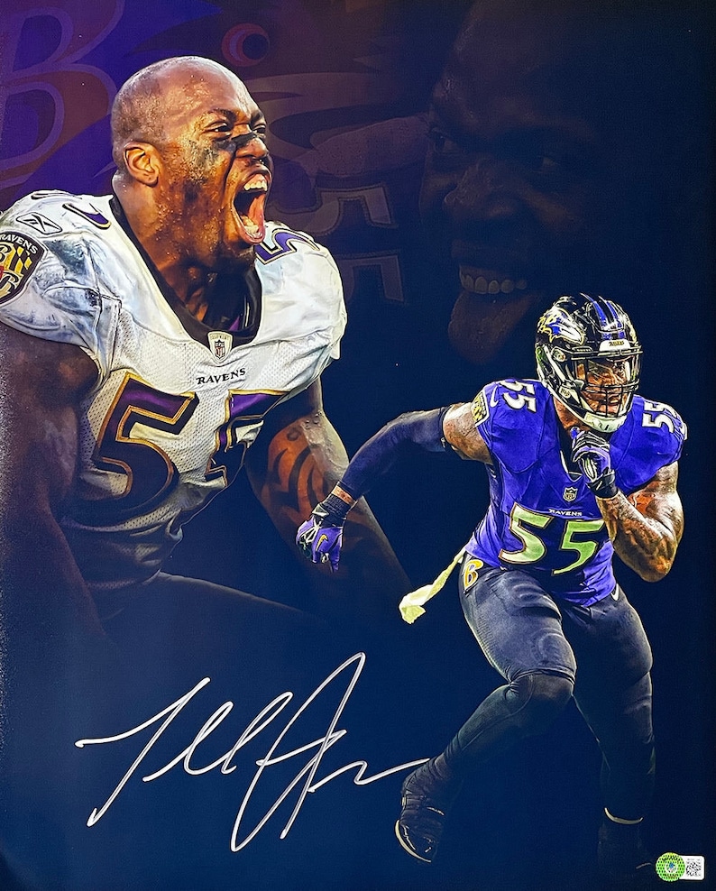 Terrell Suggs Signed 16x20 Baltimore Ravens Collage Photo BAS ITP - Etsy
