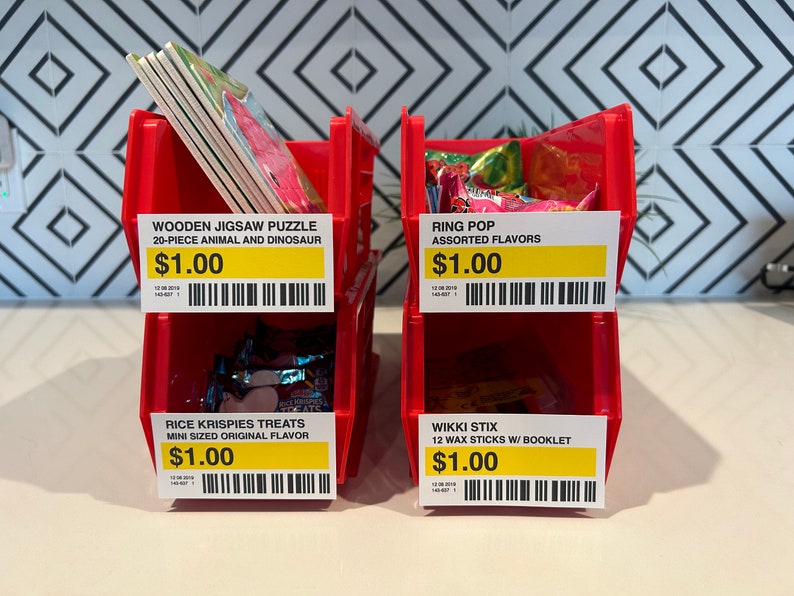 Target Birthday Party Price Tags // Set of 6 - Etsy