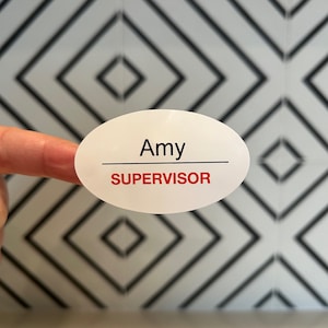 Name Tag Stickers for Target-inspired Party // Sheet of 18 - Etsy