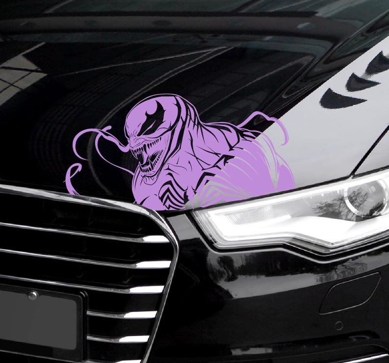 Venom Car Decal , Side Car Decal, Villain Decal, Large Body Decal ...