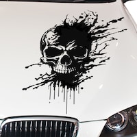 Skull Car Decal - Etsy