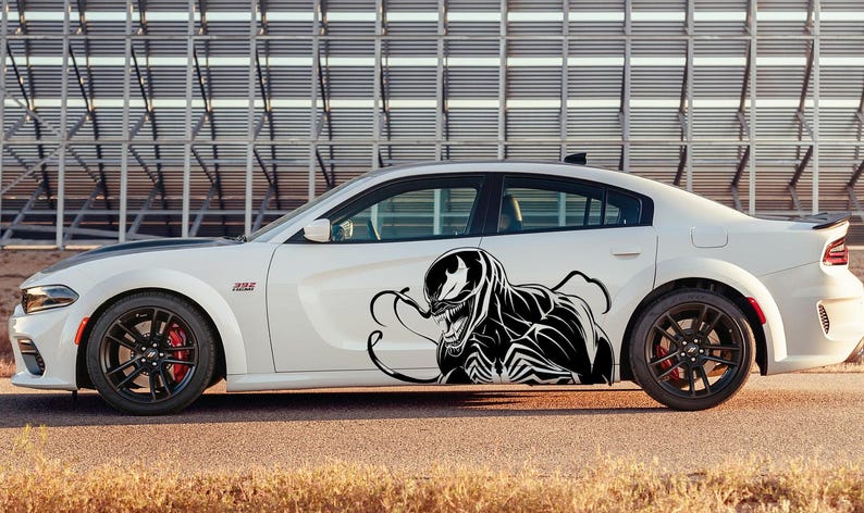 Venom Car Decal , Side Car Decal, Villain Decal, Large Body Decal ...