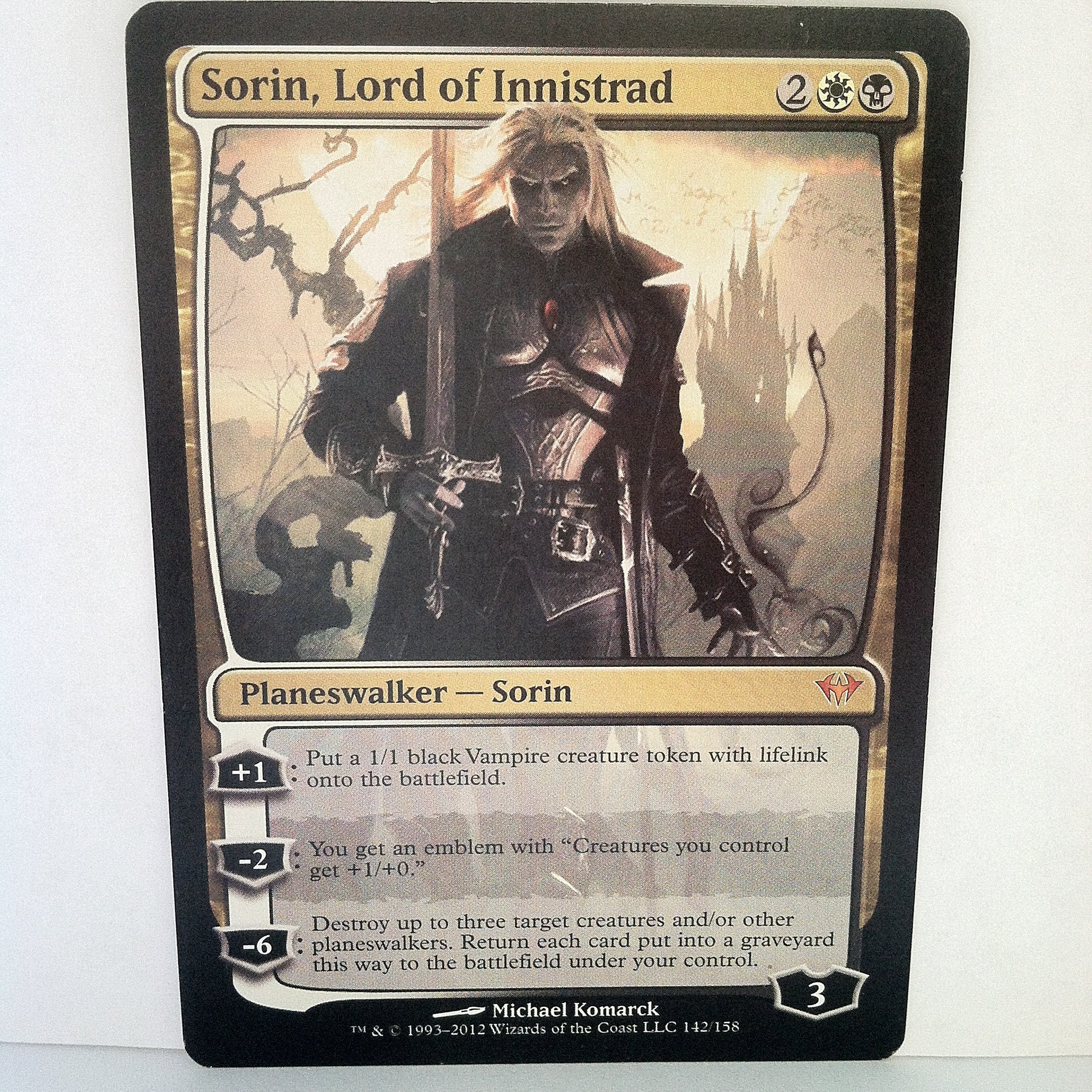 Sorin Lord Of Innistrad Alternate Art