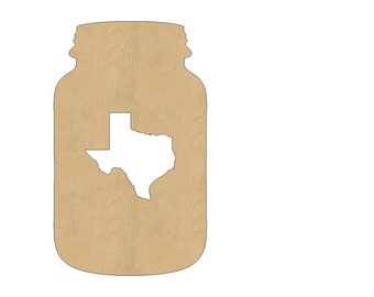 Mason jar cutout | Etsy