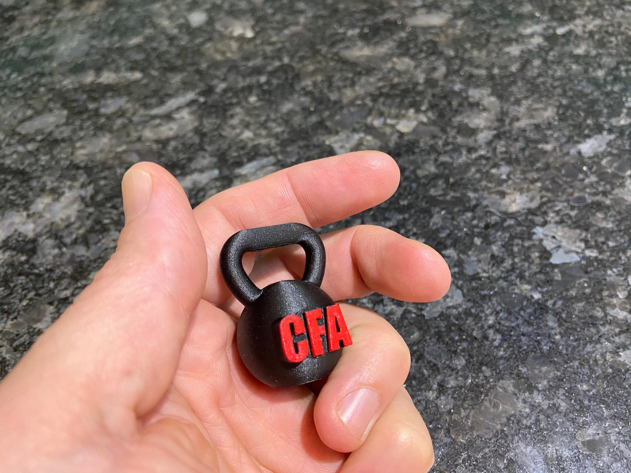 Kettlebell Keychain | Etsy