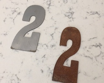 Metal Numbers 2 Inch - Etsy