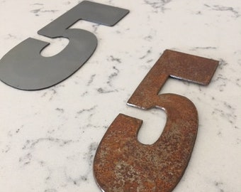Metal Numbers | Etsy