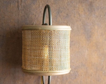Rattan Sconce - Etsy