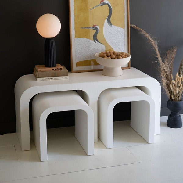 Tall Nesting Side Tables - Etsy