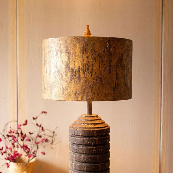 Distressed Lamp - Etsy