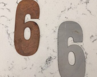 Metal Numbers - Etsy