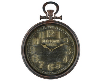 Gold Face Clock | Etsy