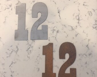 Metal Numbers - Etsy