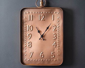 Copper Clock - Etsy