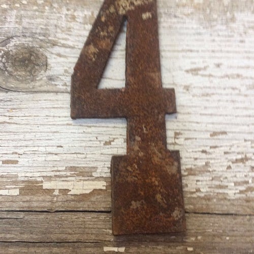 4 Inch Clock Number Set Includes Numbers 1-12. Rusty or | Etsy