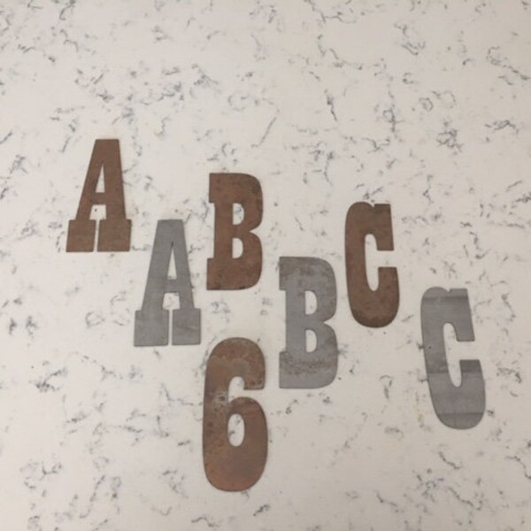 Metal Letters 2 Inch - Etsy