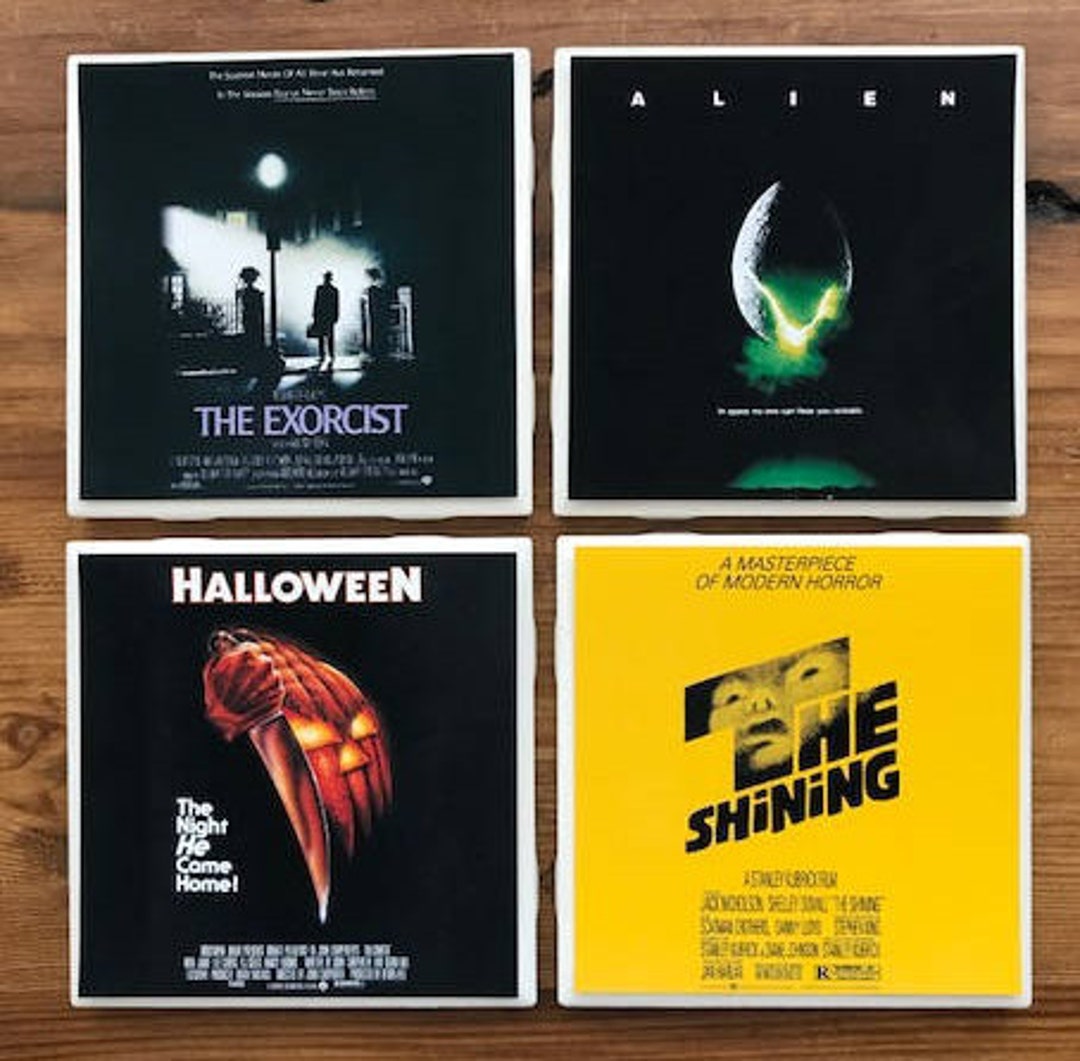 Horror Movie Coasters - Etsy