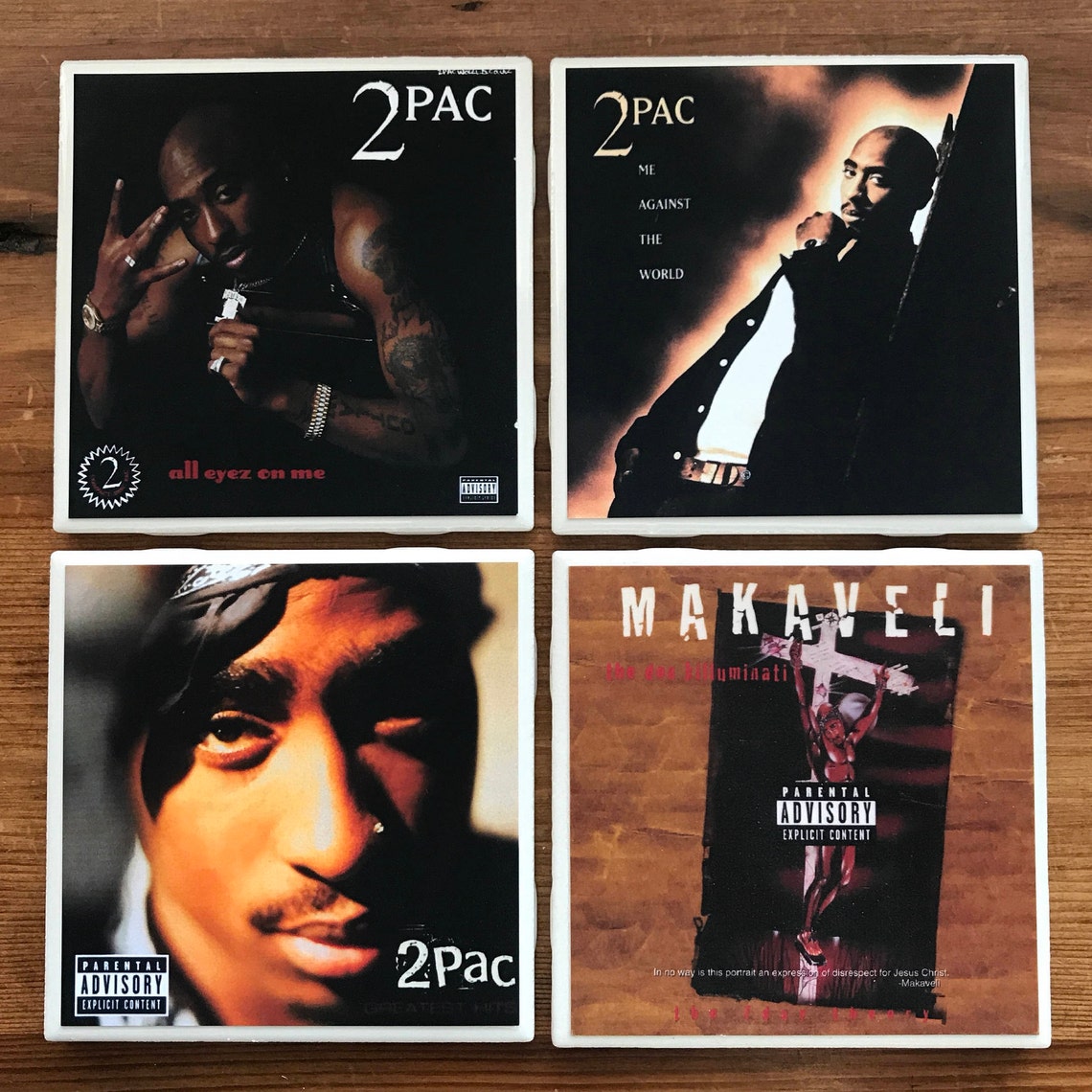 Tupac Album Cover Coasters | Etsy