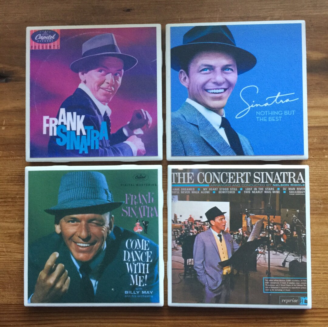 Frank Sinatra Album Cover Coasters - A - Etsy