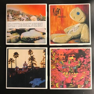 6 Custom Album Cover Coasters. the Perfect Holiday Gift! - Etsy