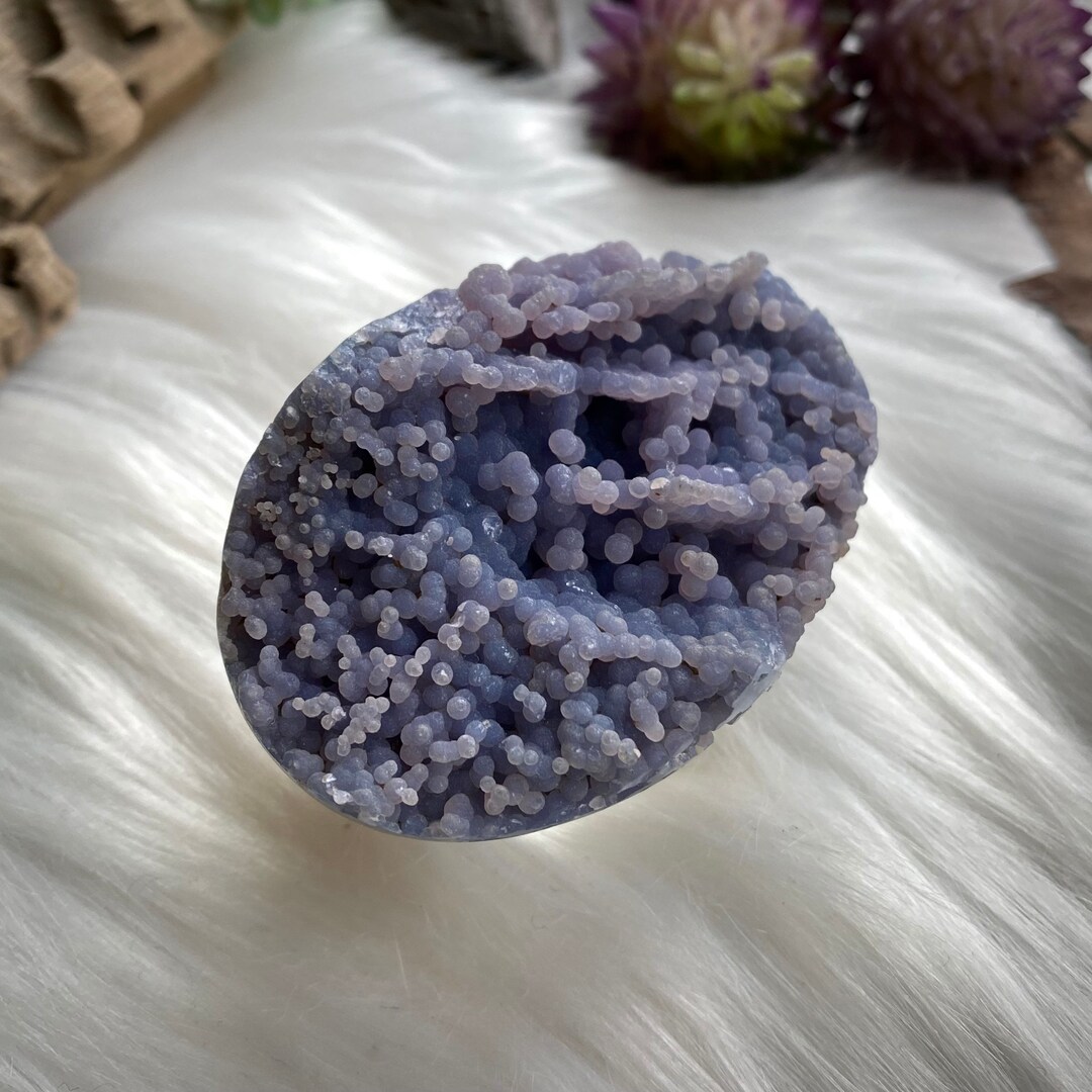Grape Agate Egg, Grape Agate Crystal Egg, Grape Agate Stone Egg ...