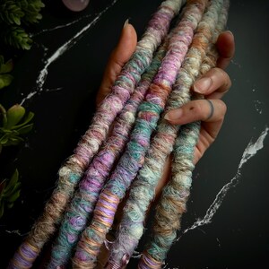 5 Ready to Ship Dreadlock Extensions, Honey Candy Blend Synthetic ...