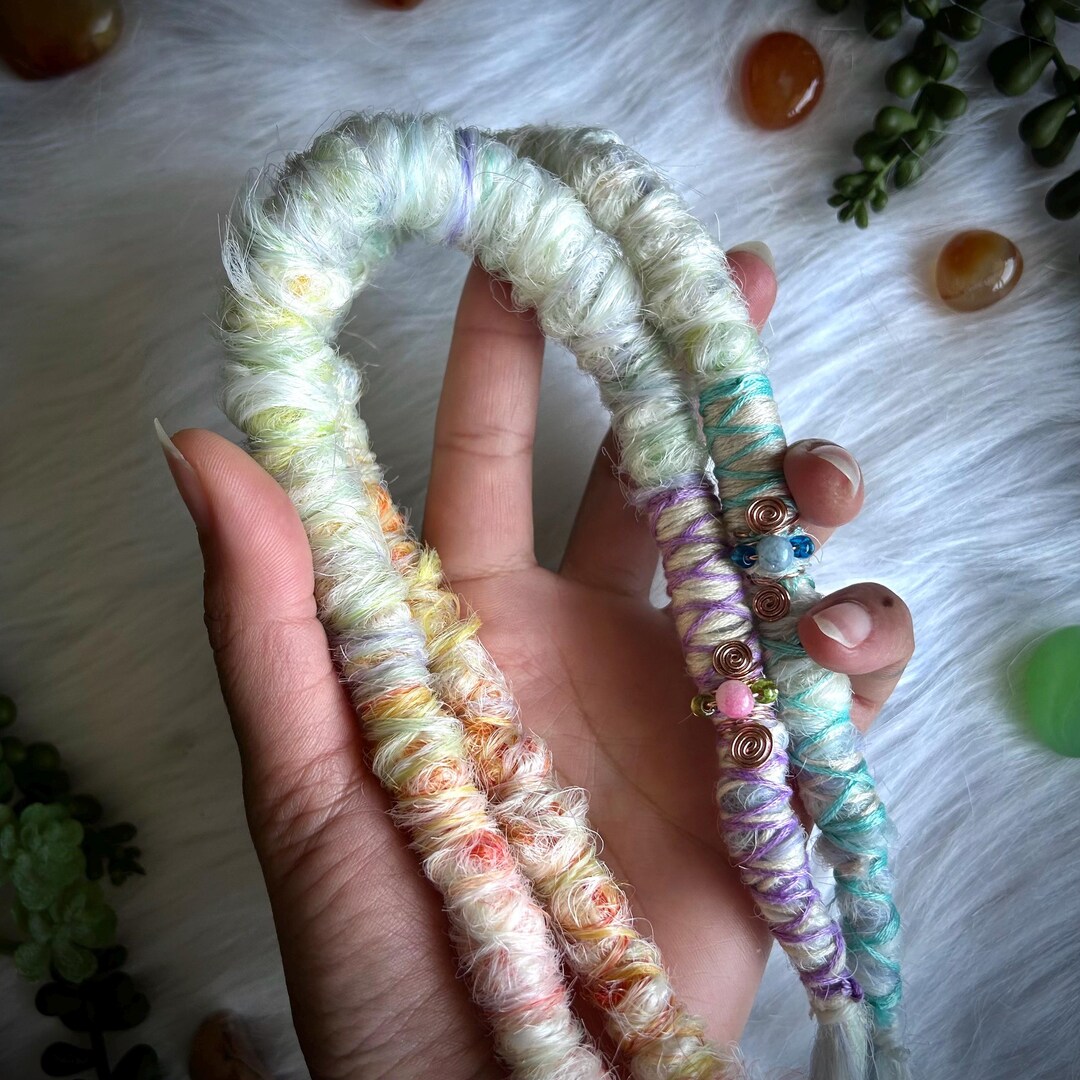 Clip-in Dreads, Faux Dreads Set of 2, Clip-in Dread Extenions, Clip-in ...
