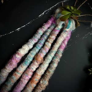 5 Ready to Ship Dreadlock Extensions, Honey Candy Blend Synthetic ...