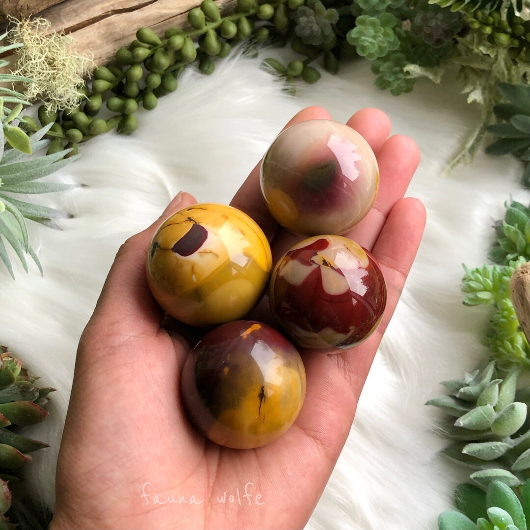 Mookaite Sphere, Mookaite Crystal, Polished Crystal Sphere Carving ...