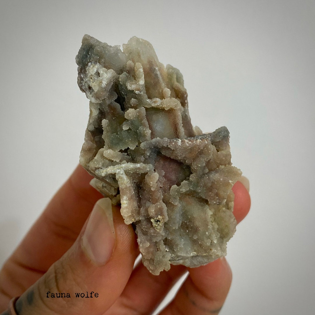 Druzy Botryoidal Witch Finger Quartz Cluster, Rare Witches Finger ...
