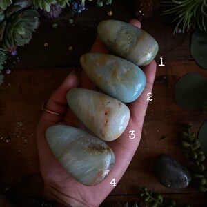 Sky Blue Quartz Raindrop Stone, Sky Blue Caribbean Quartz, Hand Carved ...