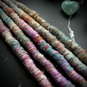 5 Ready to Ship Dreadlock Extensions, Honey Candy Blend Synthetic ...