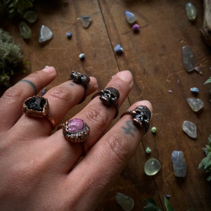 Skull Ring, Copper Skull Ring, Electroformed Copper Ring, Copper Ring ...