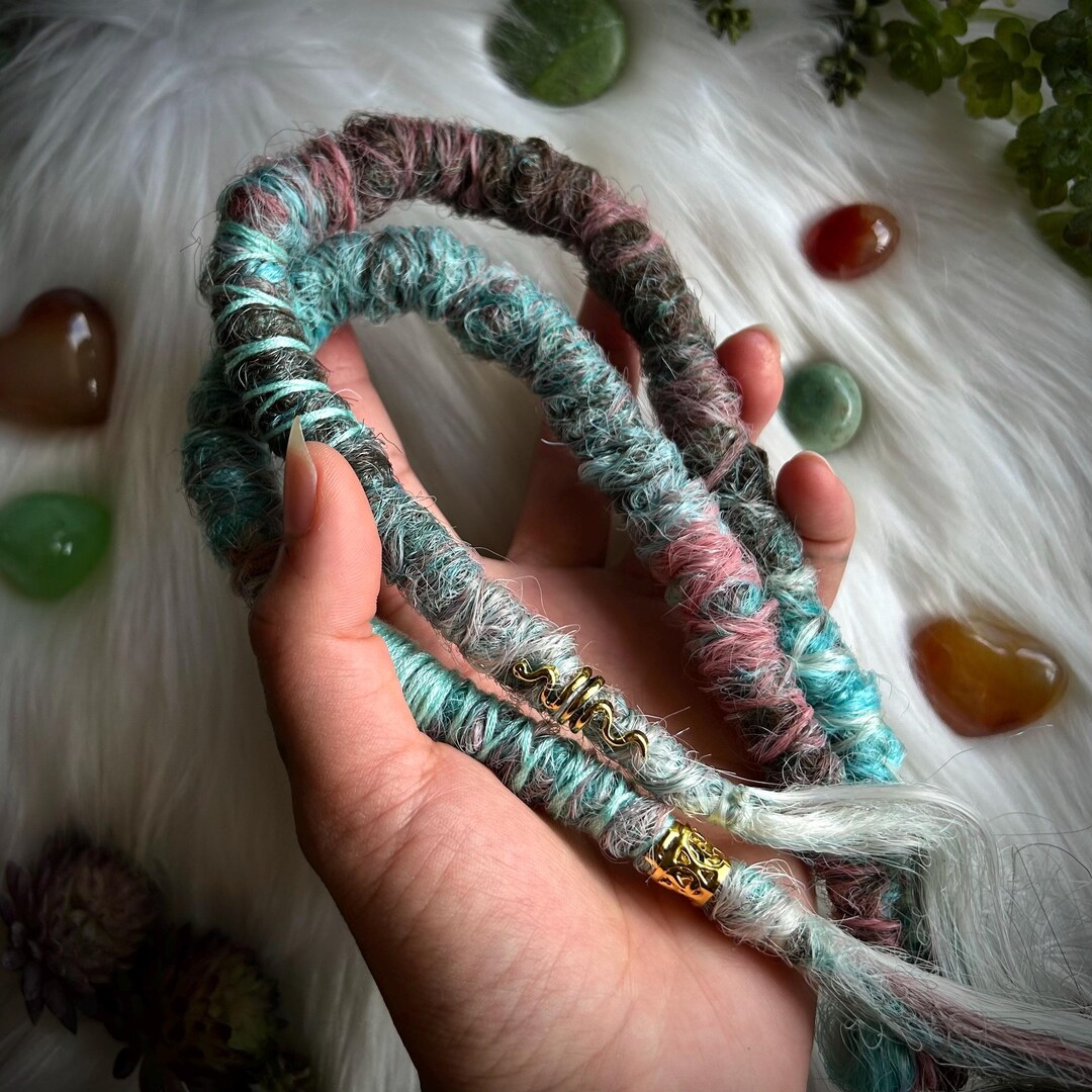 Clip-in Dreads, Faux Dreads Set of 2, Clip-in Dread Extenions, Clip-in ...