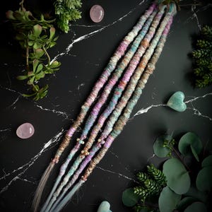 5 Ready to Ship Dreadlock Extensions, Honey Candy Blend Synthetic ...