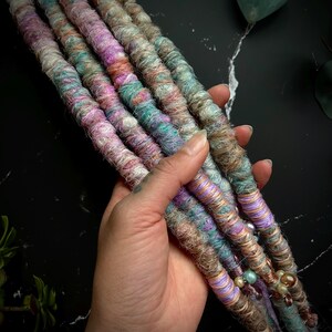 5 Ready to Ship Dreadlock Extensions, Honey Candy Blend Synthetic ...