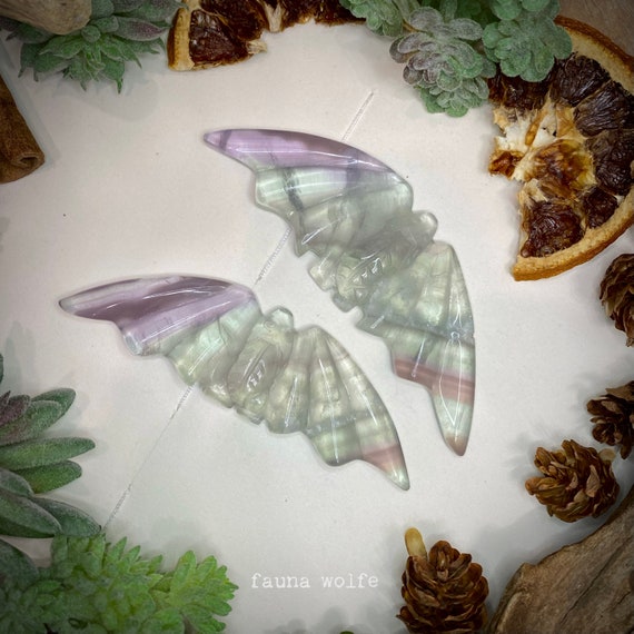 Fluorite Crystal Bat Crystal Bat Fluorite Bat Rainbow - Etsy